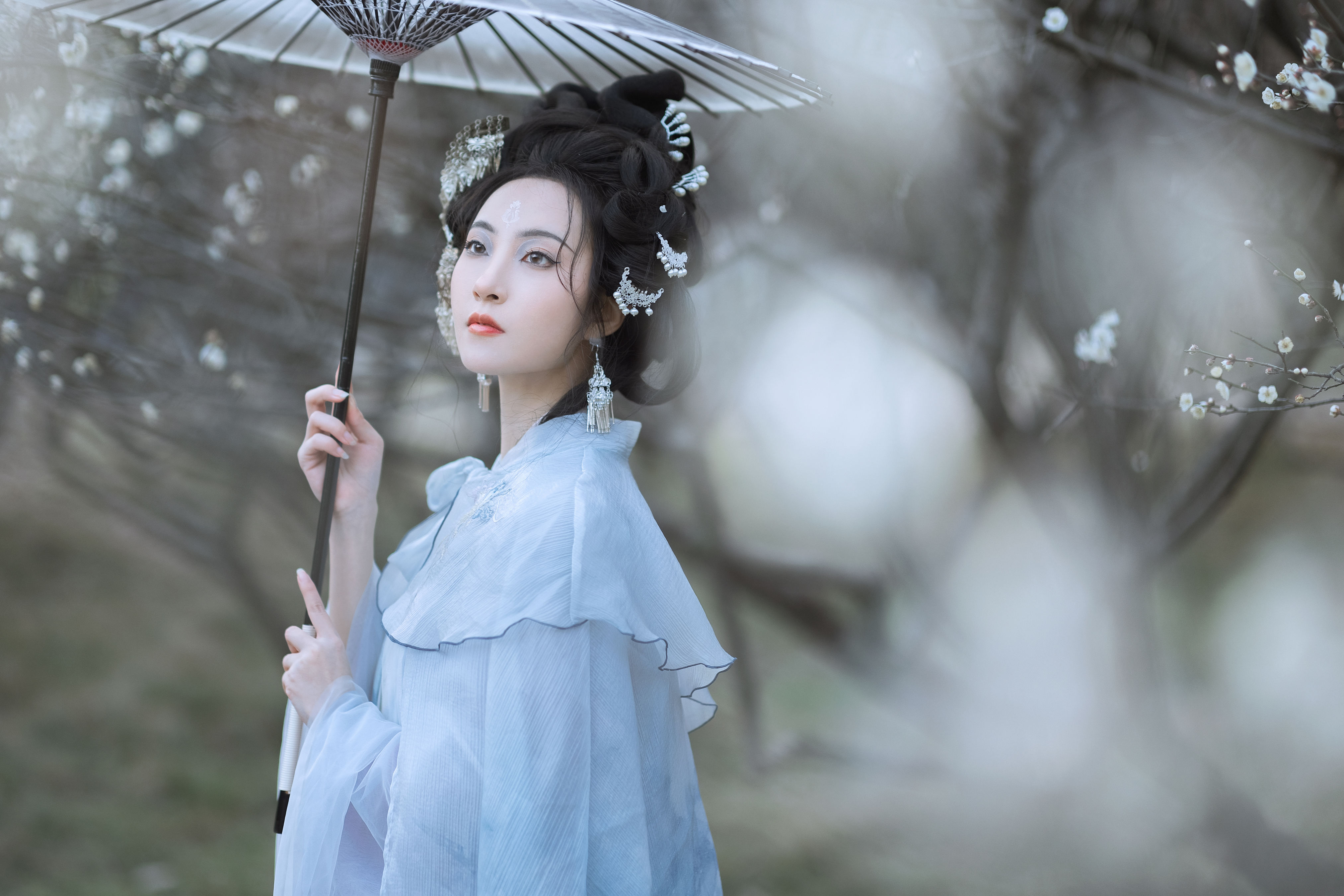 若寒rock沈云缭《傲雪梅》美图作品图片欣赏艺图语